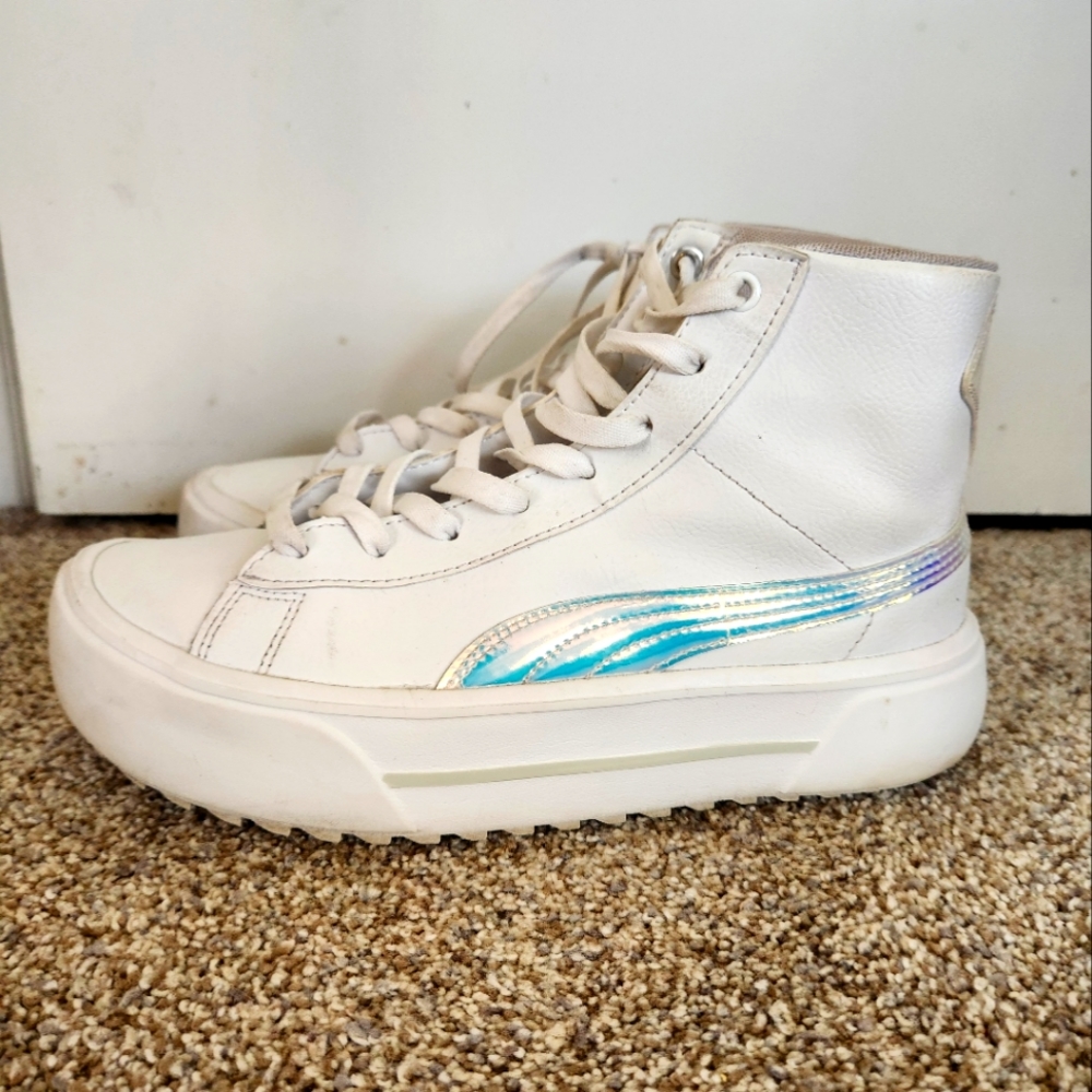 Puma Platform High Top Sneakers, 8.5 - Gem